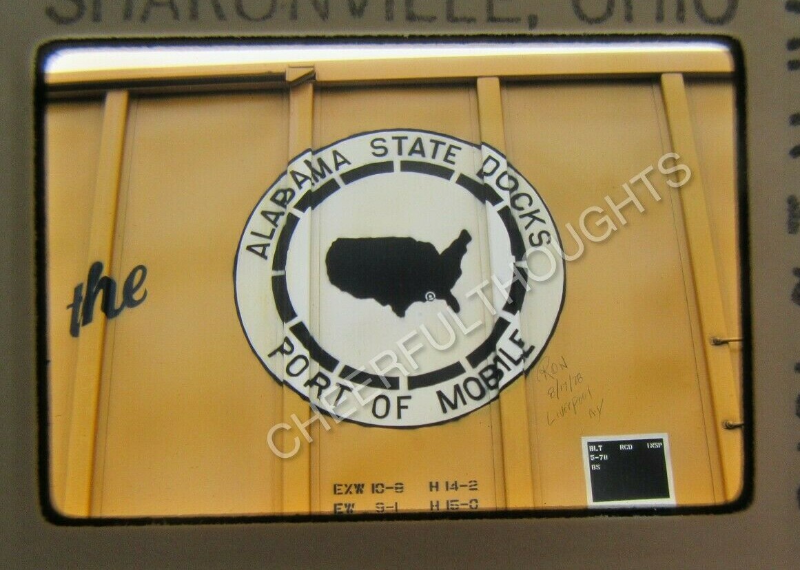 Original '79 Kodachrome Slide TASD Alabama State Docks Terminal Railway ...