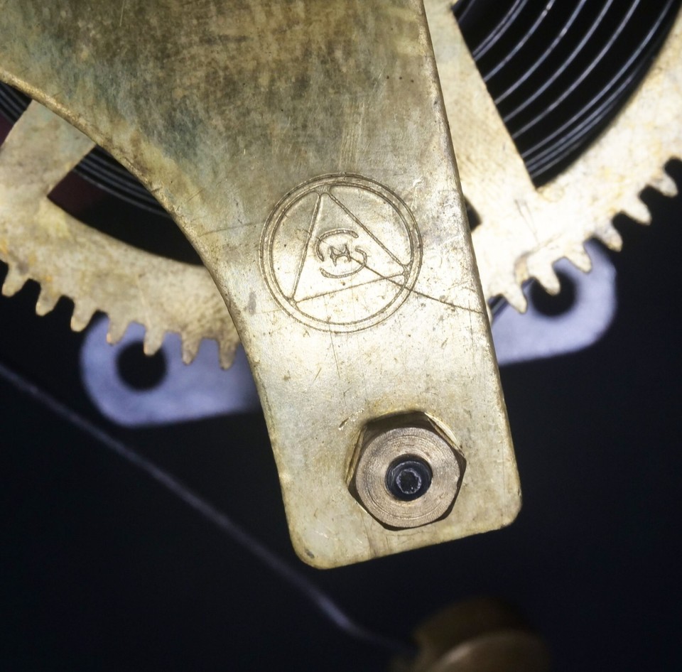 Vtg Wall Clock Sam Heung Co. Inchon Korea 480 Mechanical Movement ...