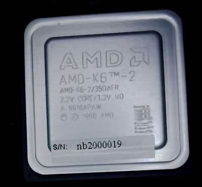 AMD K6-2/350AFR 350MHz CPU | eBay