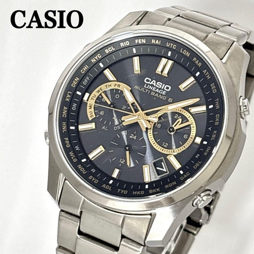 Casio Lineage LIW-M610TS Men's Watch Navy Quartz Chronograph with Box ...