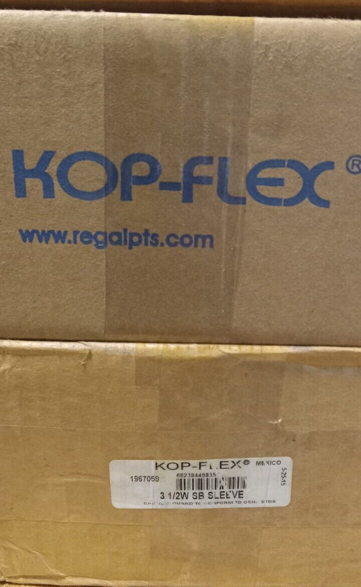 NEW KOP FLEX FLANGED GEAR COUPLING SLEEVE SIZE 3.5 11" OD 40º 1967058 ...