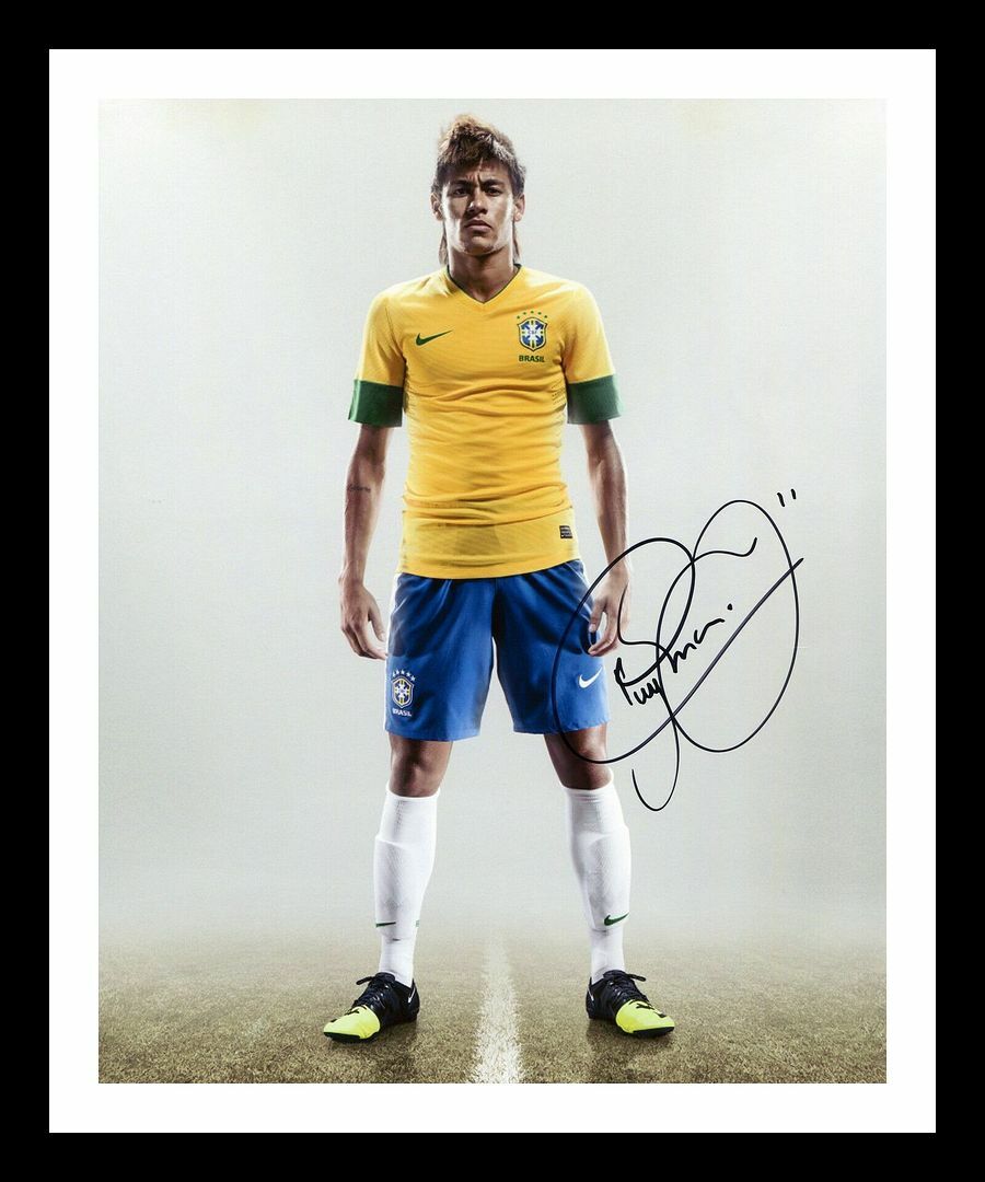 Neymar Jr Autographed Signed & Framed Photo 1 | eBay UK