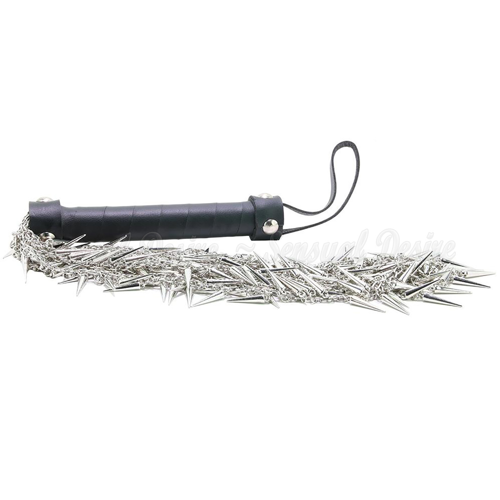 Ultimate Spike Iron Chain Whip Sensual Desire Erotic Bondage Flogger ...