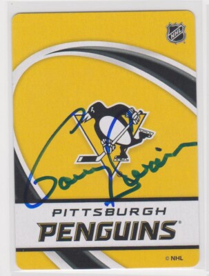 GARRY SWAIN PITTSBURGH PENGUINS 1966-1977 AUTOGRAPHED PLAYING CARD | eBay