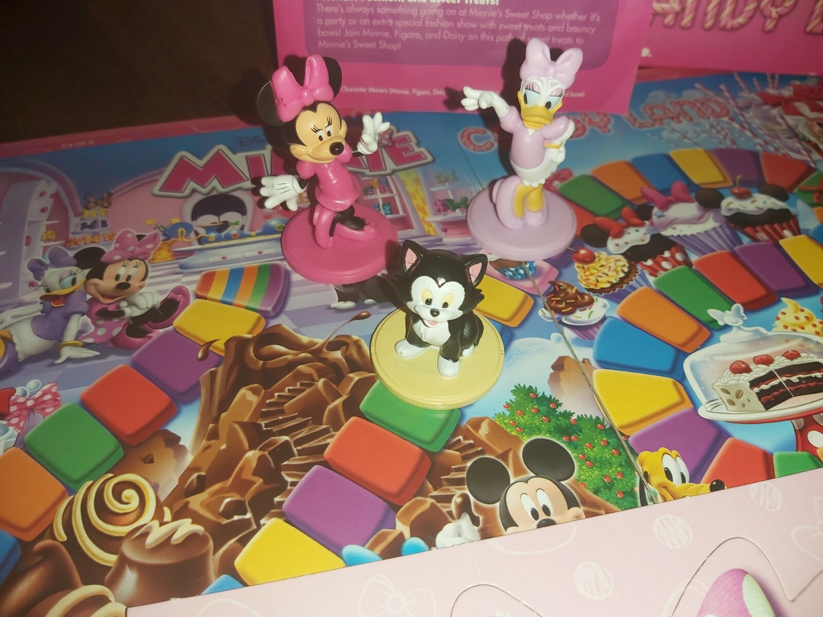 Disney Junior Minnie Mouse CANDY LAND Board Game COMPLETE Hasbro Daisy ...