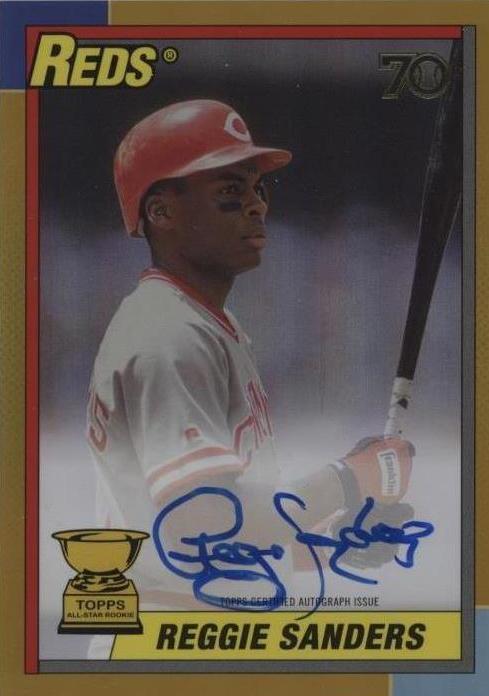 2021 Topps All-Star Rookie Cup - Legends Autographs Reggie Sanders #LCA ...