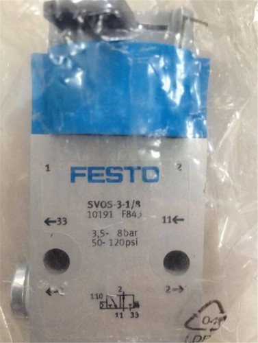 Festo SVOS-3-1/8 10191 Basic Valve New One VOS-3-1/8 Free Shipping | eBay
