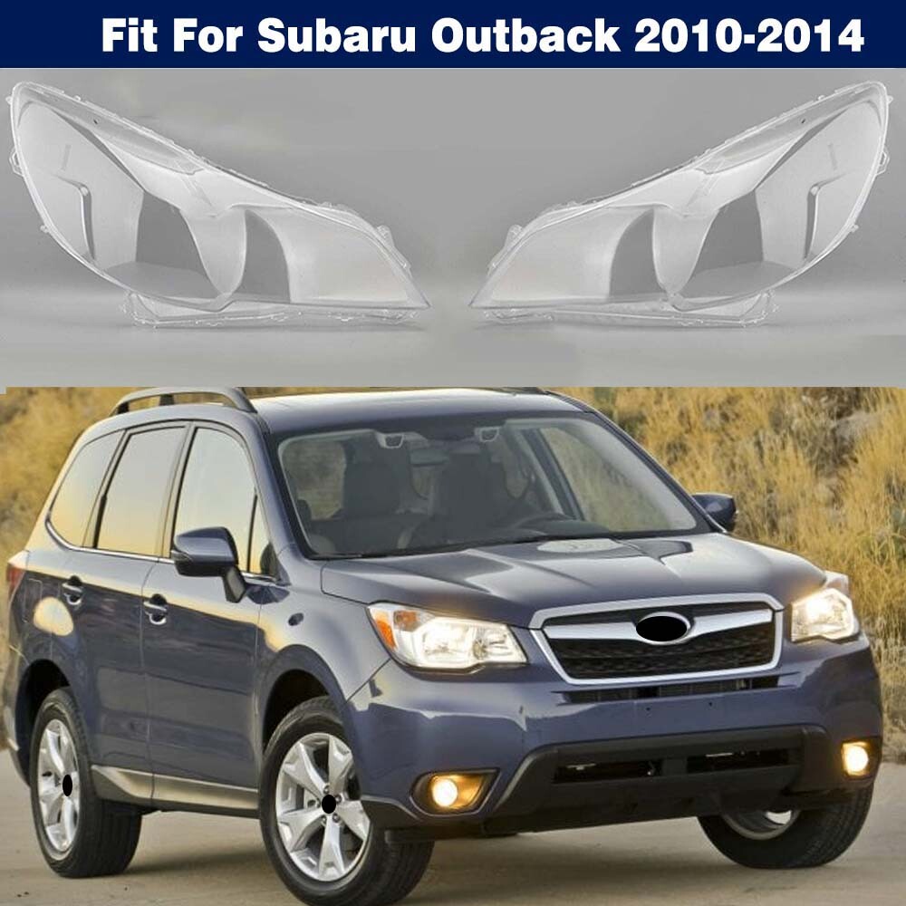2010-2014 Subaru Outback Clear Front Headlight Lens Shell Cover Housing ...