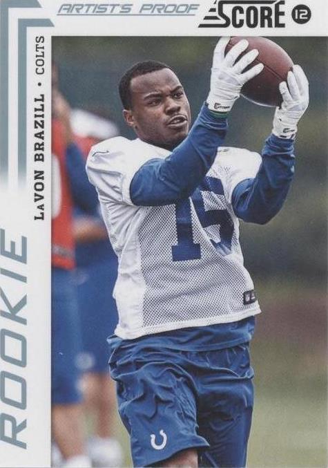 2012 Score - Rookie LaVon Brazill #395 Artist's Proof /32 (RC) for sale ...