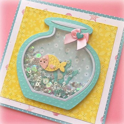 Goldfish Bowl Metal Cutting Dies Scrapbooking Card Making Craft | eBay