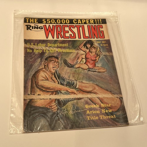 The Ring Wrestling Magazine May 1967 Spinos Arion, Carmen Monge ...