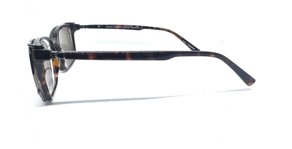 EASYCLIP TURBOFLEX PATENTED TECHNOLOGY EC564 10 BLACK POLARIZED LENS ...