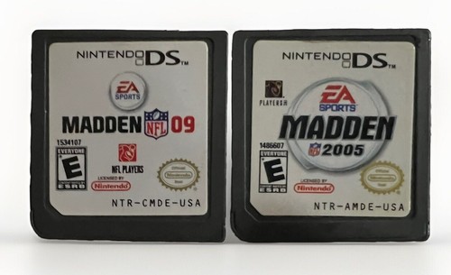 Nintendo Ds - Madden NFL 05 & 09 - Tested - Authentic - Cart Only - See ...