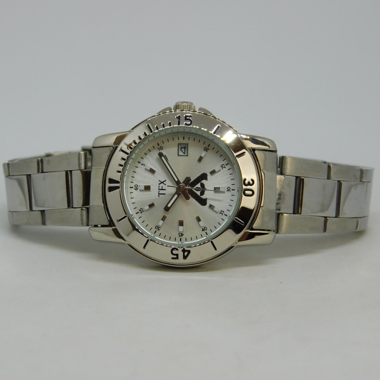 TFX by Bulova B6 Silver Tone Quartz Analog Women's Watch Sz. 6 1/4" New ...