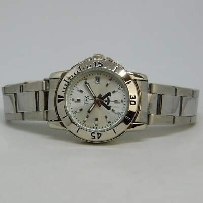 TFX by Bulova B6 Silver Tone Quartz Analog Women's Watch Sz. 6 1/4" New ...