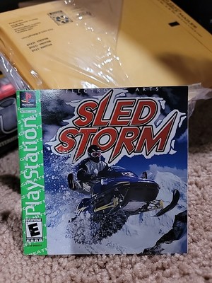 Sled Storm Sony PlayStation 1 PS1 Electronics Arts - MANUAL ONLY - No ...
