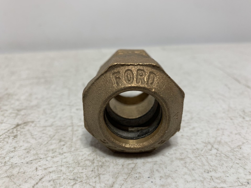 Ford 3/4" CTS x NL Brass Compression Coupling | eBay