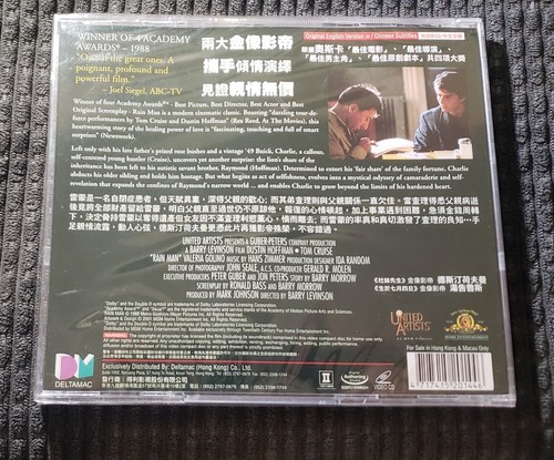 movie Rain Man VCD Tom Cruise Dustin Hoffman new sealed Hong Kong ...