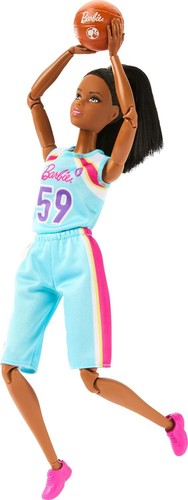 Barbie Player Doll Basketball No. 59 With Ball Mattel HKT74 | eBay
