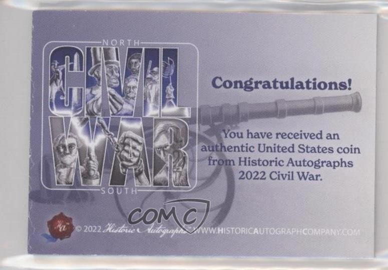 2022 Historic Auto Civil War United States Coins /100 Benjamin Harrison ...