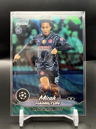 23/24 Topps Stadium Club Chrome Micah Hamilton Rookie /250 Man City | eBay