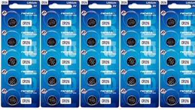 CR 1216 RENATA WATCH BATTERY 1216 ECR 1216 -25 Pack- Fast FREE SHIPPING ...