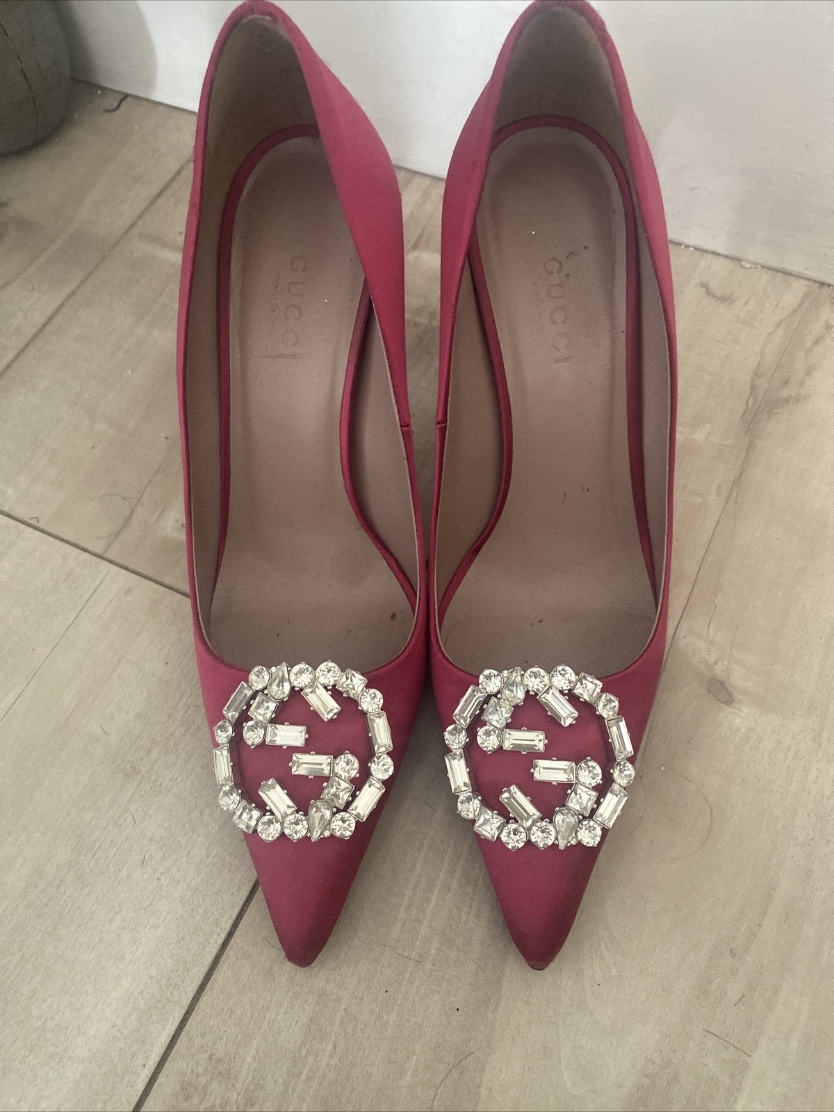 Gucci Hot Pink Diamond Heels - Gem