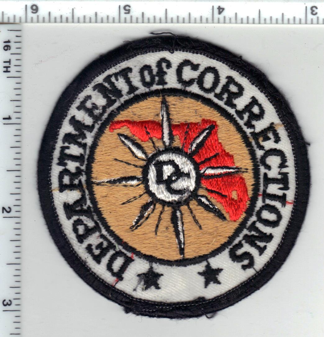 Department of Corrections (Florida) Uniform Take-Off Shoulder Patch ...