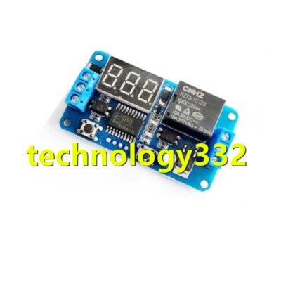 1PC NEW Delay on off external trigger switch 12V relay module time ...