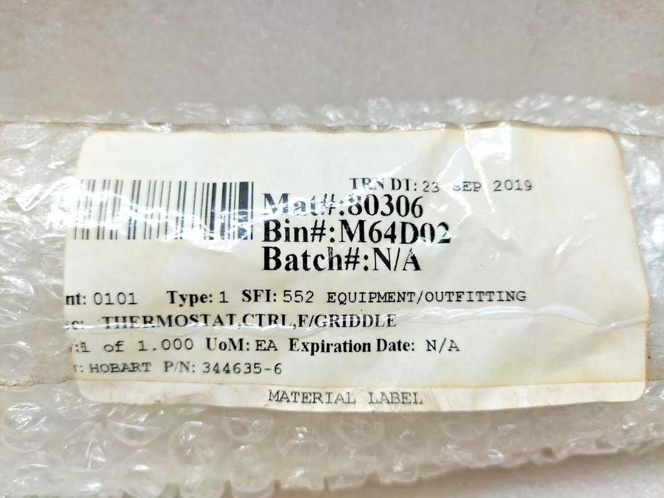 ROBERTSHAW SP-463-36 / SP463-36 THERMOSTAT FOR GRIDDLE 30AMP 227VAC | eBay