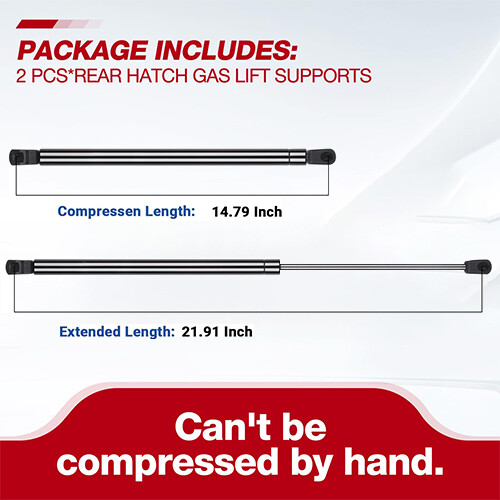 Prop Rods Rear Trunk Lift Supports 4370 for Mercury Mariner 05 06 07 08 ...