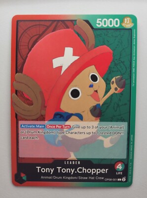 One Piece CCG: TONY TONY.CHOPPER | Leader | SAVE UP TO 25% | OP08 ...