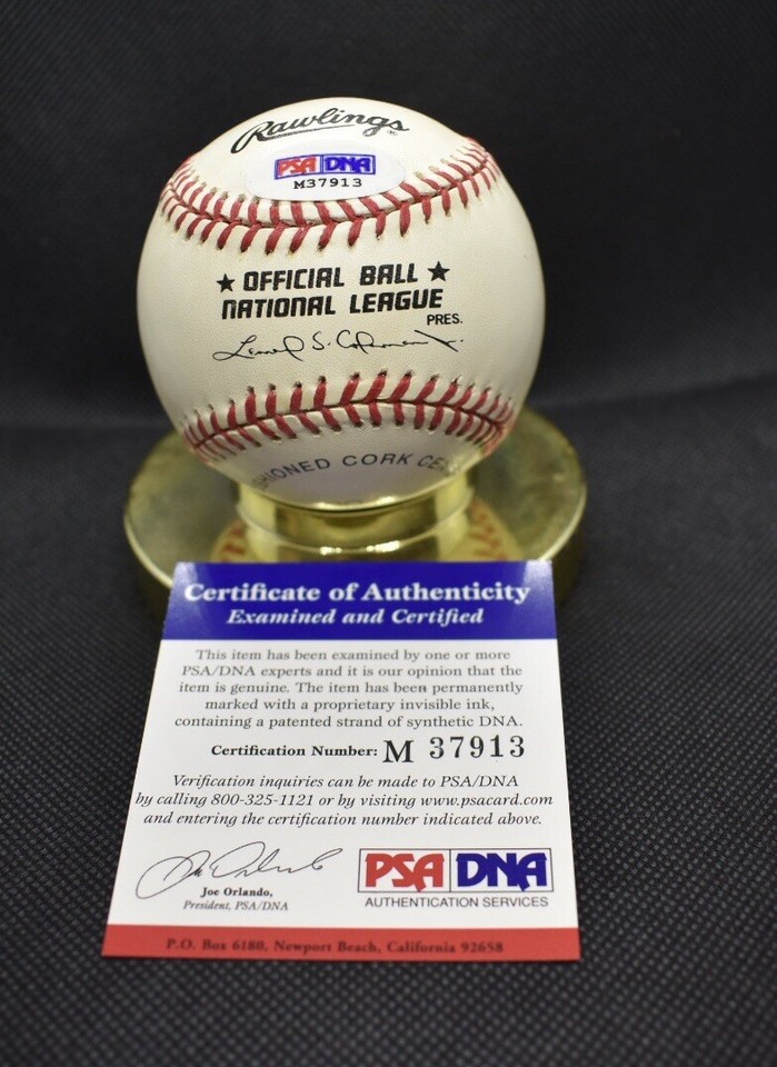 Tot Pressnell autographed NL Coleman baseball. PSA authenticated. | eBay
