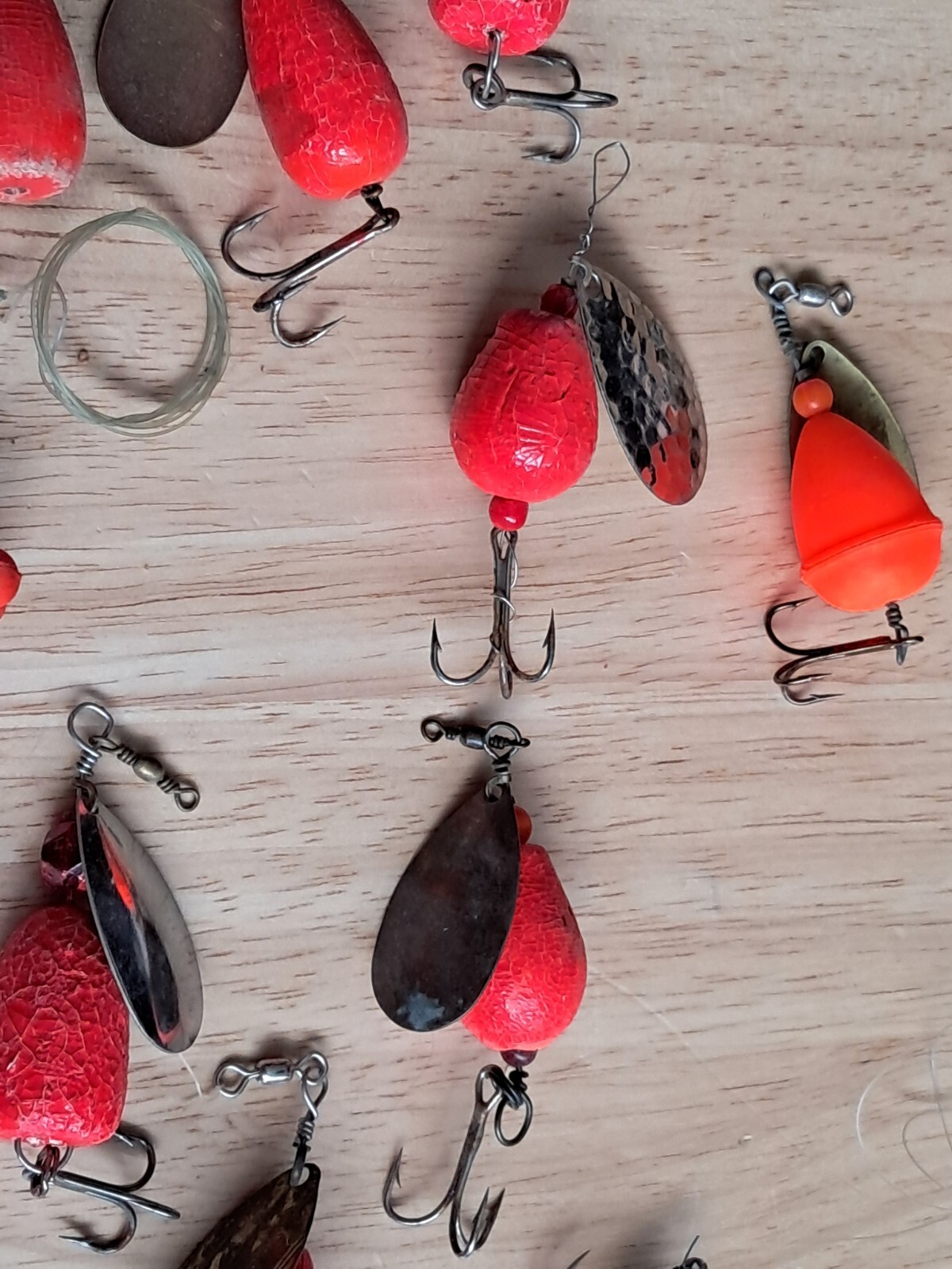 Variation of Vintage Float Spinners Fishing Lures Trout Salmon ...
