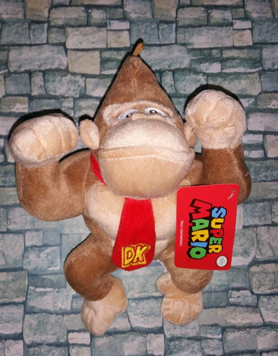 DK Donkey Kong 10" Plush Doll Stuffed Toy Official Licensed Nintendo ...