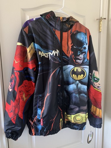 Members Only Batman Joker Robin Jacket Windbreaker Size Large | eBay