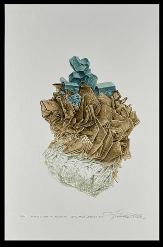 Fred Wilda - Apatite Cluster - New Hampshire - Limited Edition Mineral ...