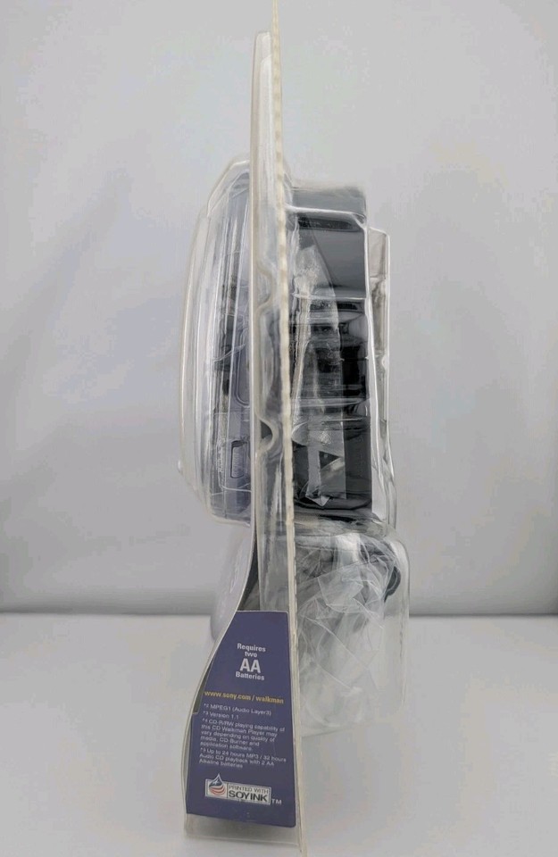 Vintage Sony D-CJ01 Portable CD Walkman MP3 Player Silver 2001 ...
