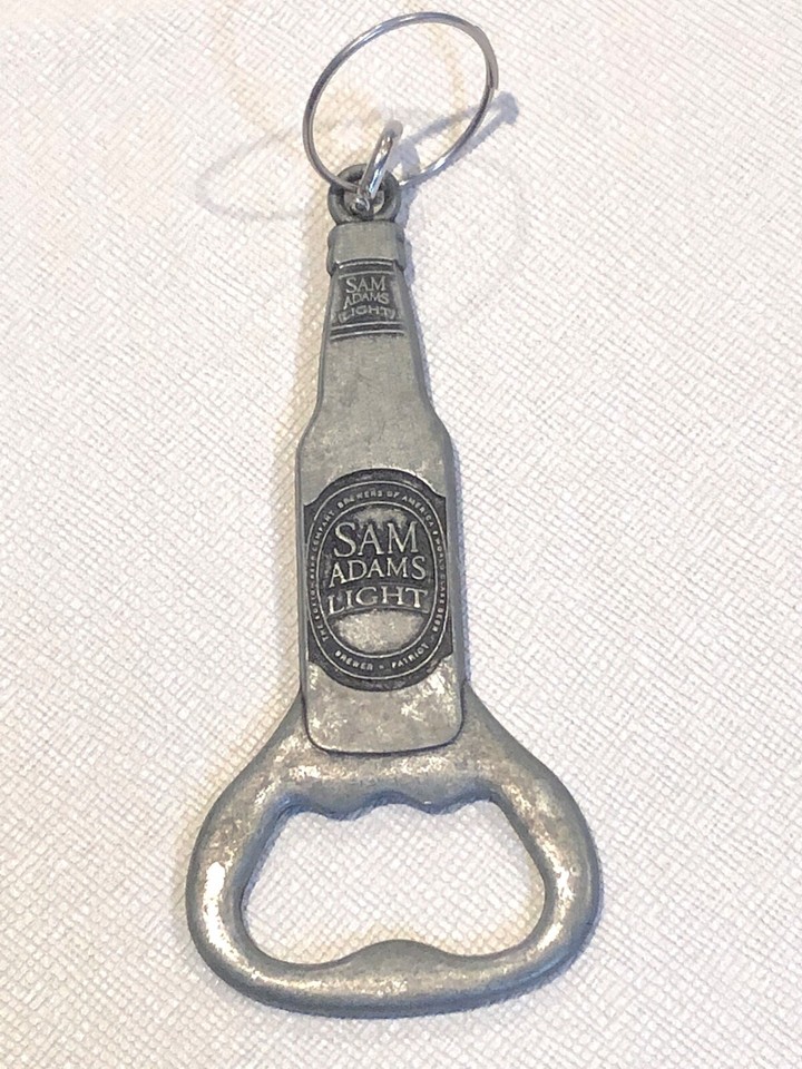 Vintage Samuel Sam Adams Boston Lager Beer Bottle Metal Opener / Key ...