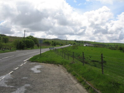 Photo 6x4 A713 north of Polnessan A view looking to the southeast along ...