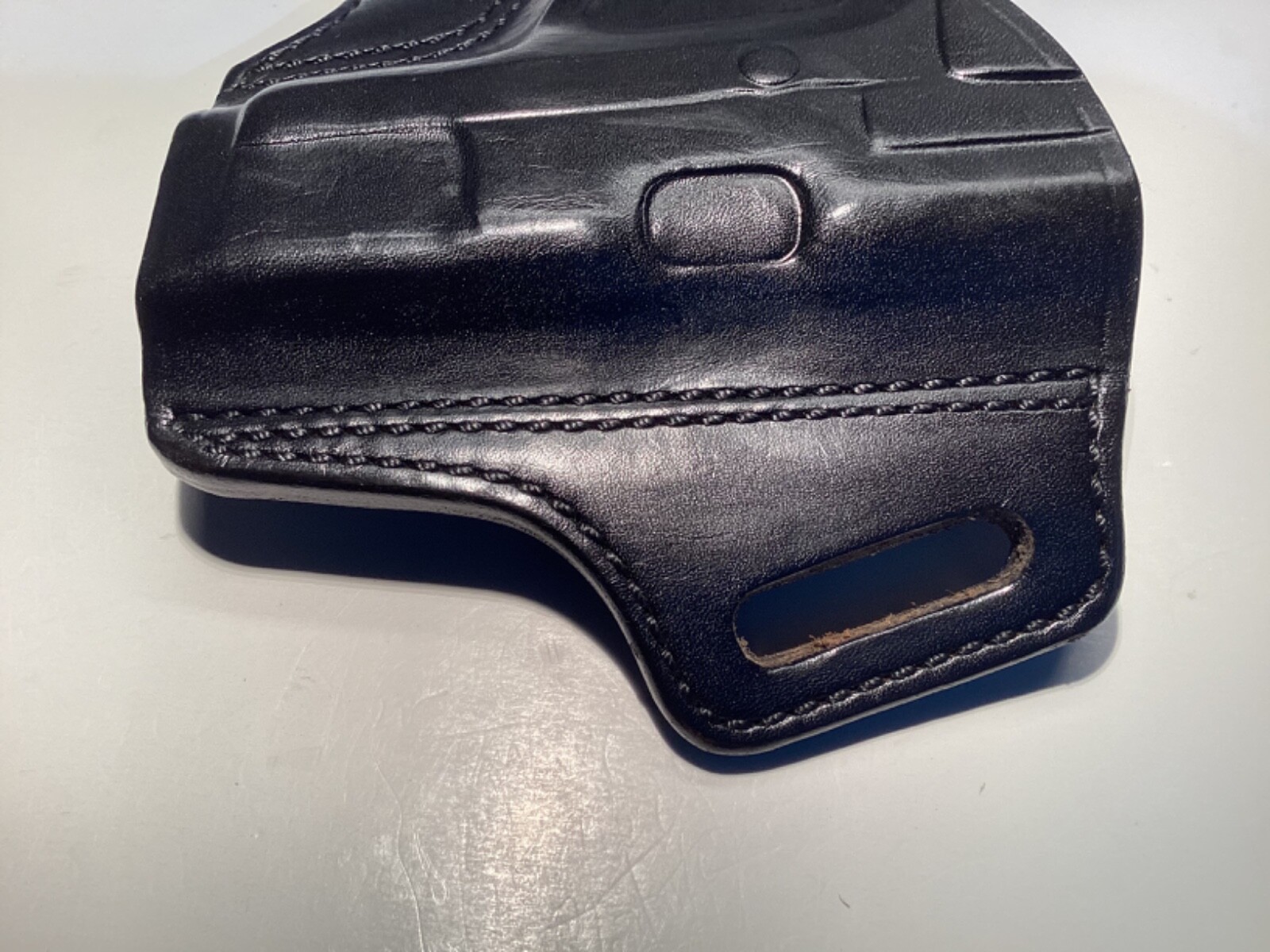 Dillon Precision Holster by Mitch Rosen Black Leather MAUSER M2 45acp ...