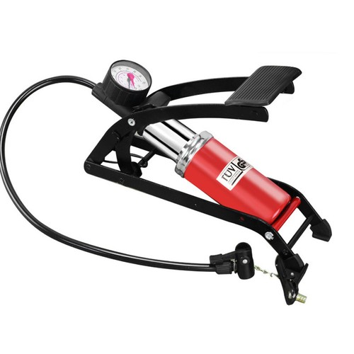 Bike Pump High Pressure Foot Pedal Pump for Bicycle Electric Bike (A ...