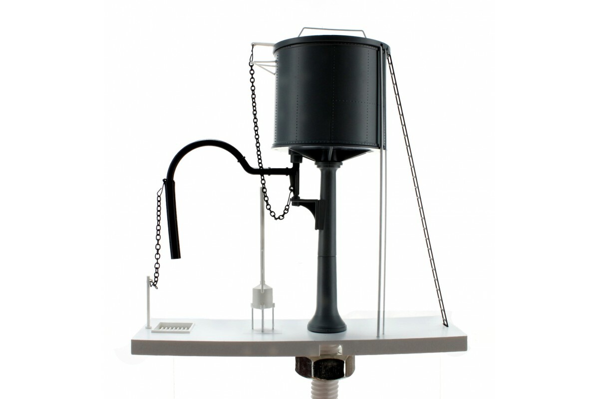 Dapol 4A-002-007 GWR Water Tower (Flat Top) Grey - Static :: Railway ...