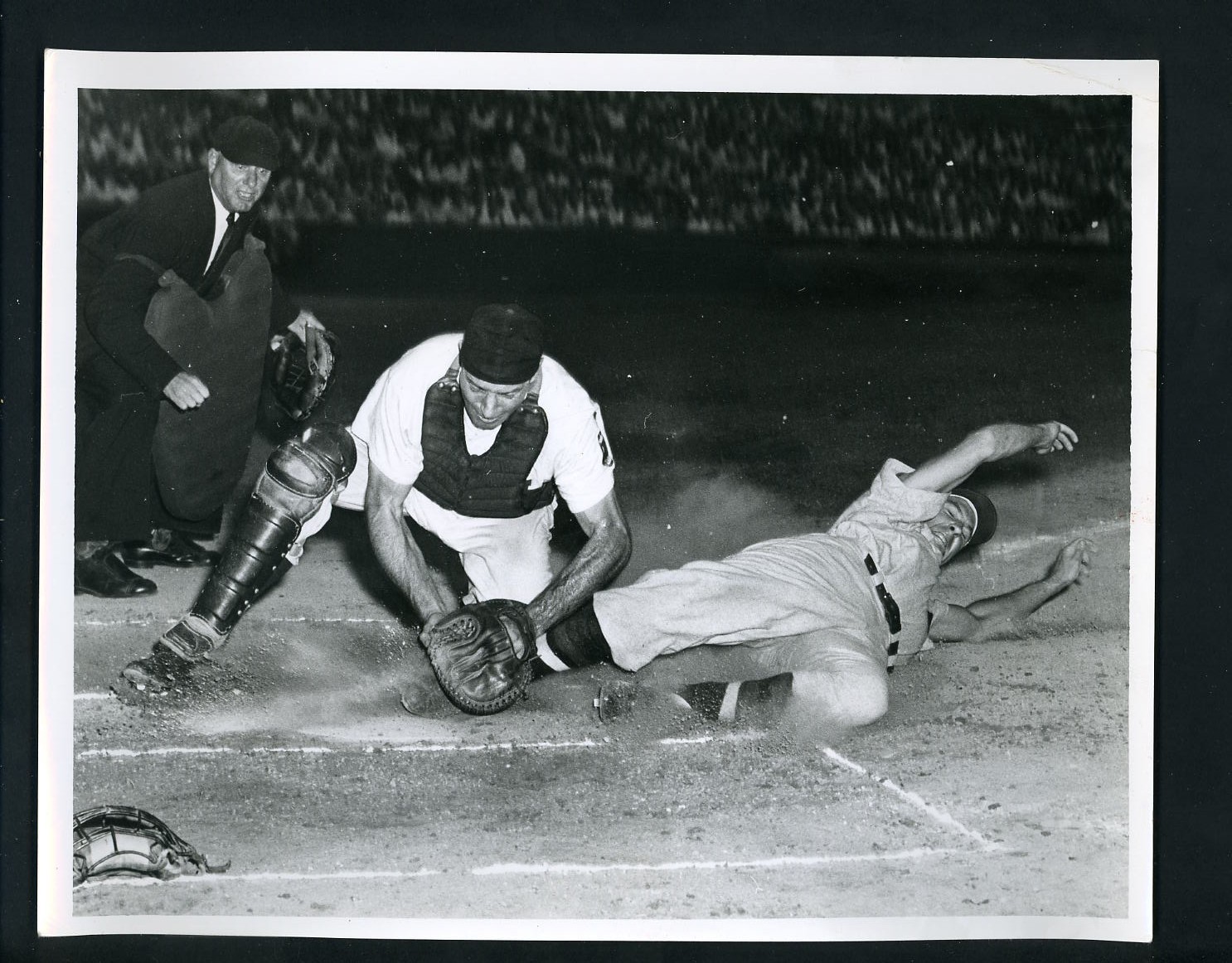 Jim Hegan Terwilliger Ed Rommel 1954 Press Photo Cleveland Indians ...