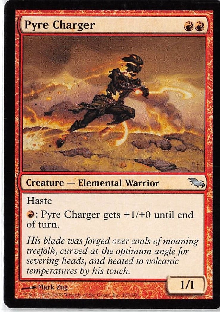 Pyre Charger *PLAYSET* Magic MtG x4 Shadowmoor SP | eBay