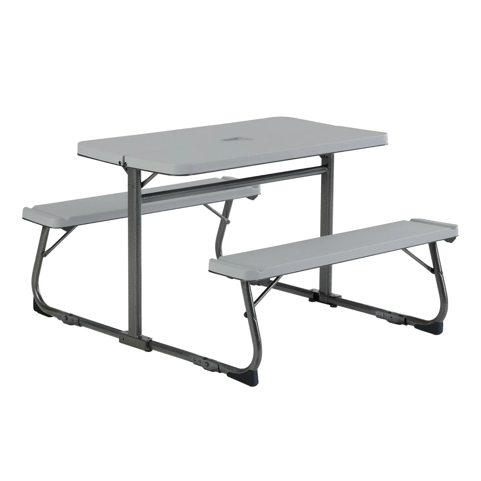 Your Zone Folding Kid's Picnic Activity Table for Ages 3-8, Gray | eBay