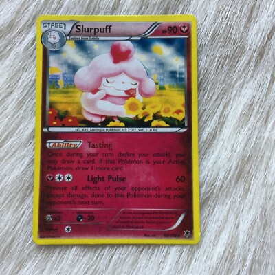 Pokemon Card SLURPUFF 69 119 Card XY Phantom Forces 2015 Pokemon ...