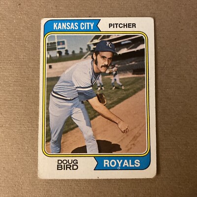1974 Topps Baseball Doug Bird Kansas City Royals Card #17 | eBay