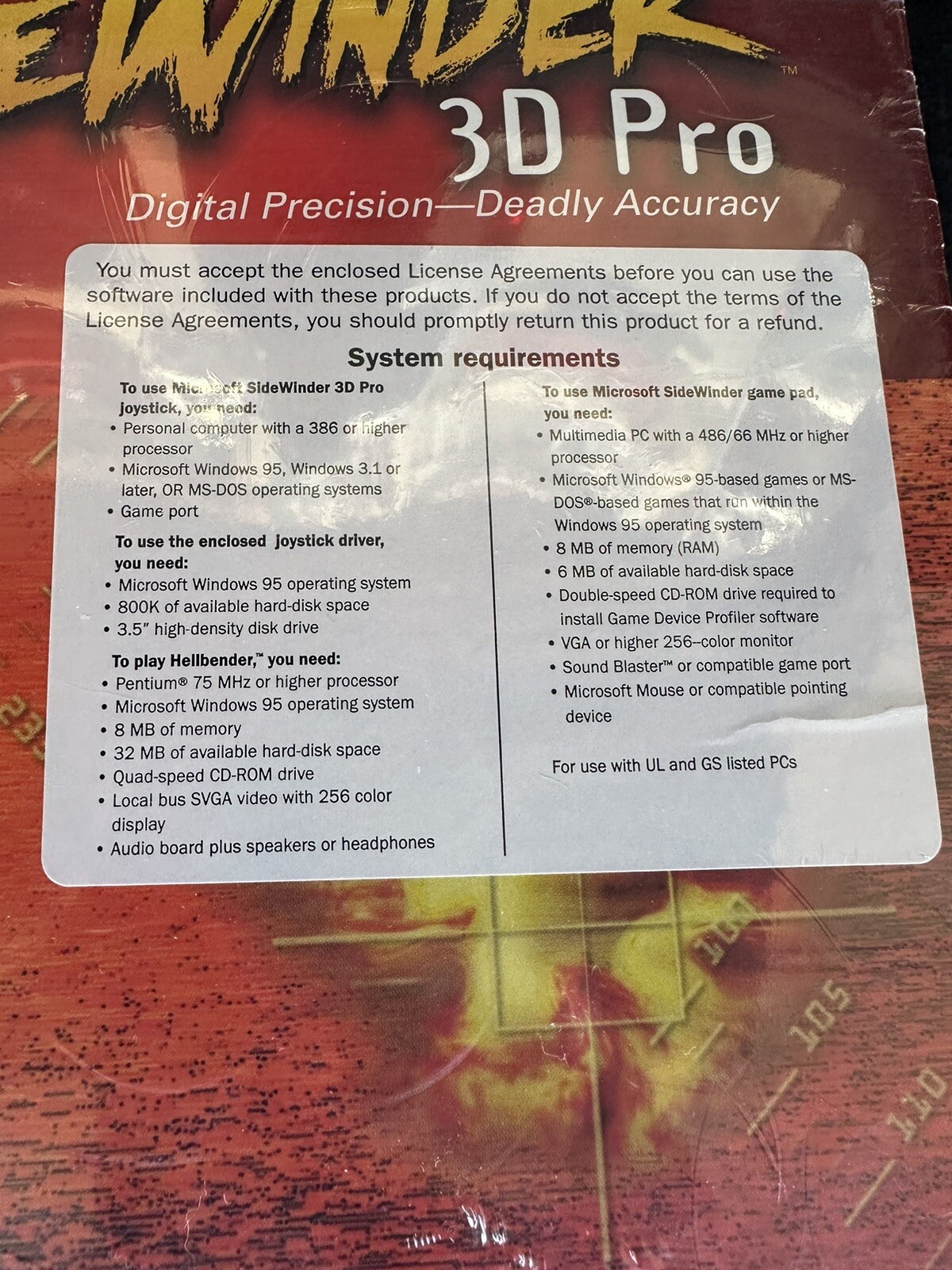 Microsoft SideWinder 3D Pro (32600007) Video Games Controller for sale ...