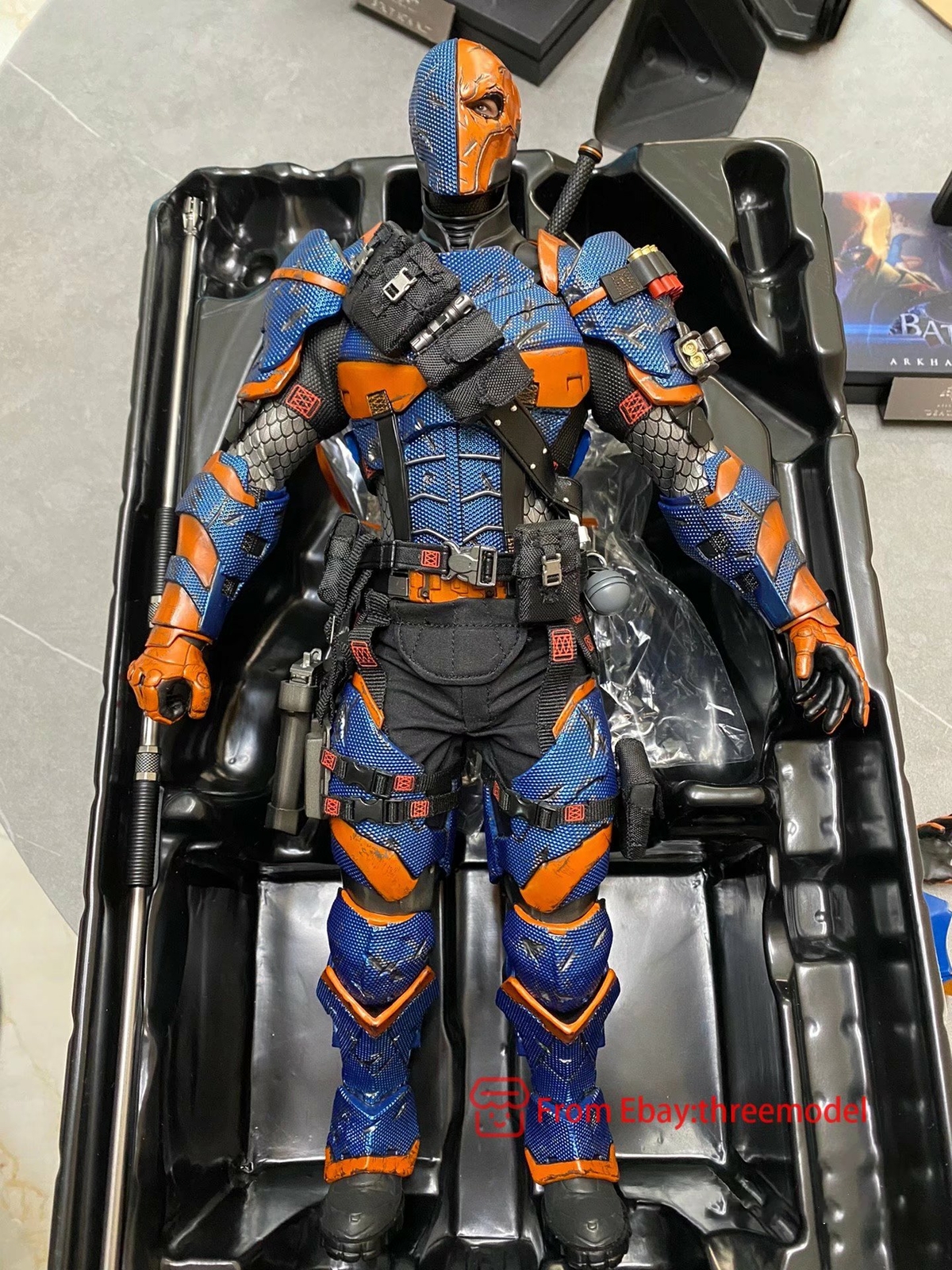 Hot Toys HT 1/6 VGM30 Batman:Arkham Origins Deathstroke Action Figure ...